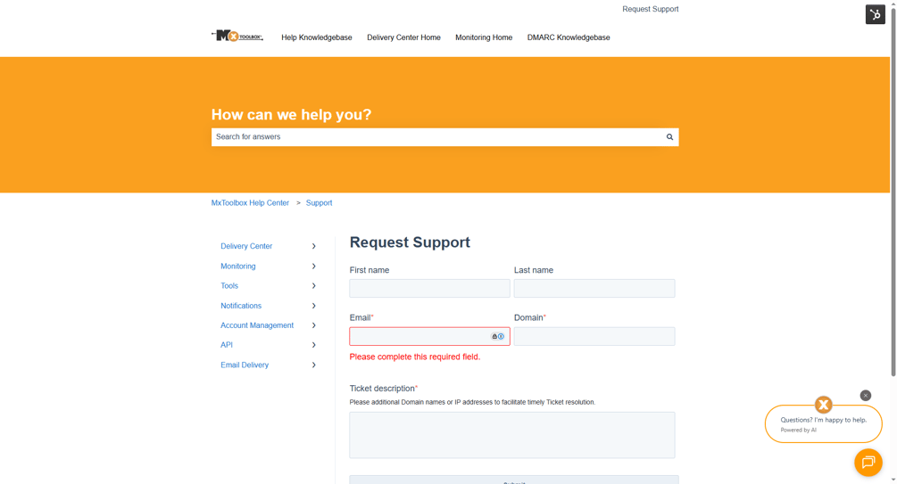 How to Open a Support Ticket