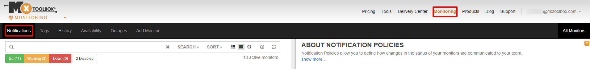 How to Set Up Monitoring Notifications