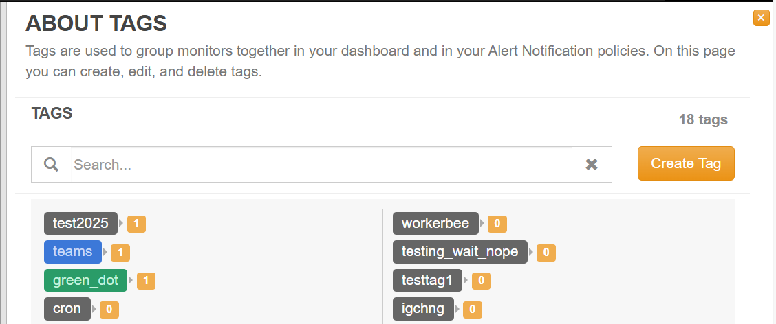 How to Configure Tags
